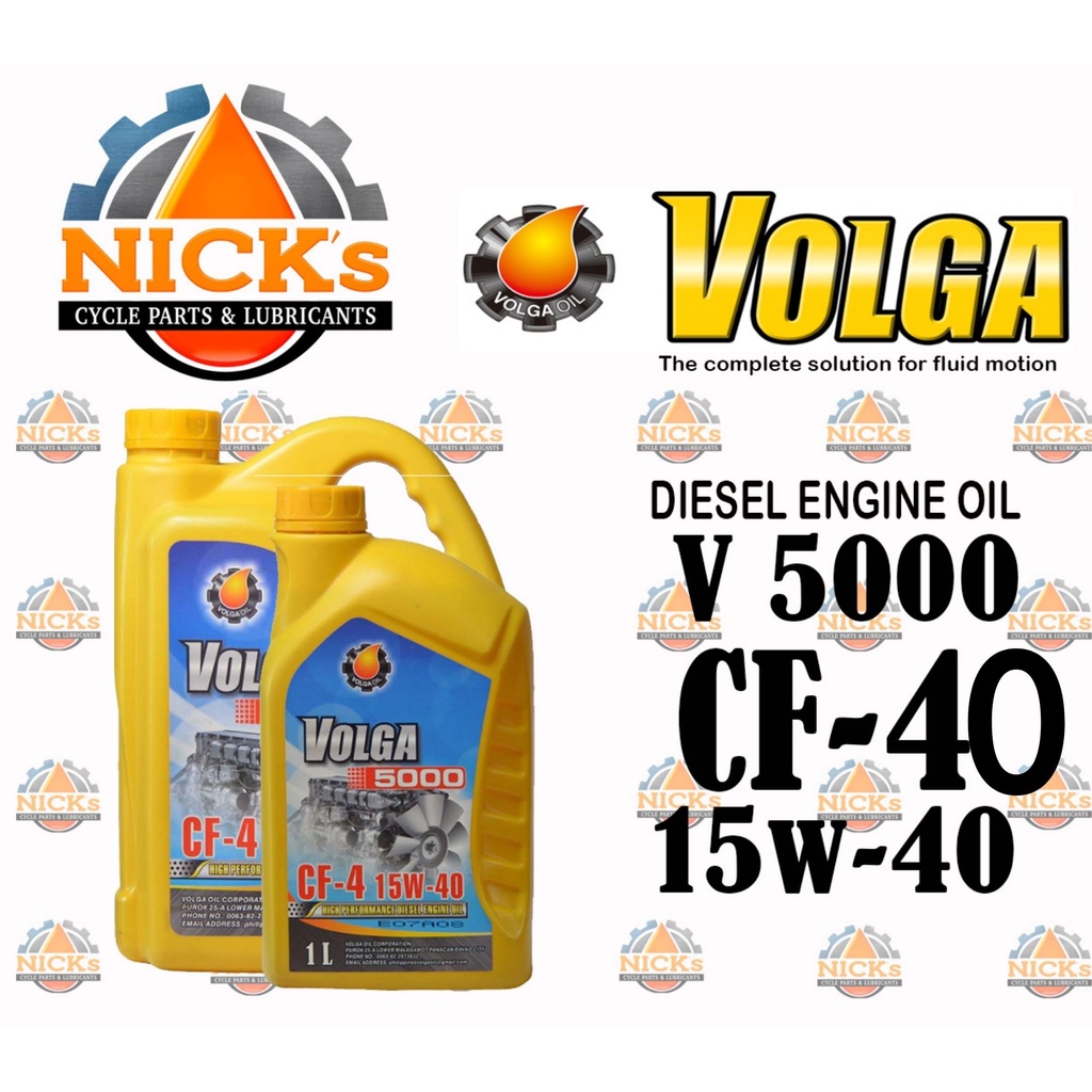 CF-4 15W40 V5000 DIESEL ENGINE OIL 1 Liter | Shopee Philippines