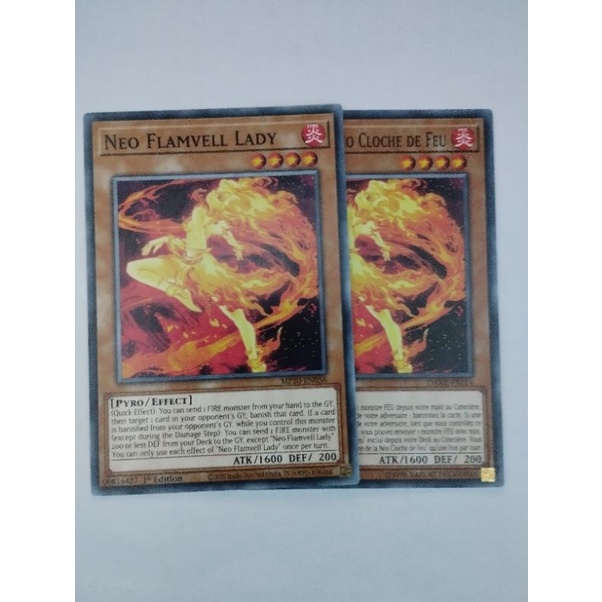 (Yugi-Oh)Neo Flamvell Lady Card | Shopee Philippines