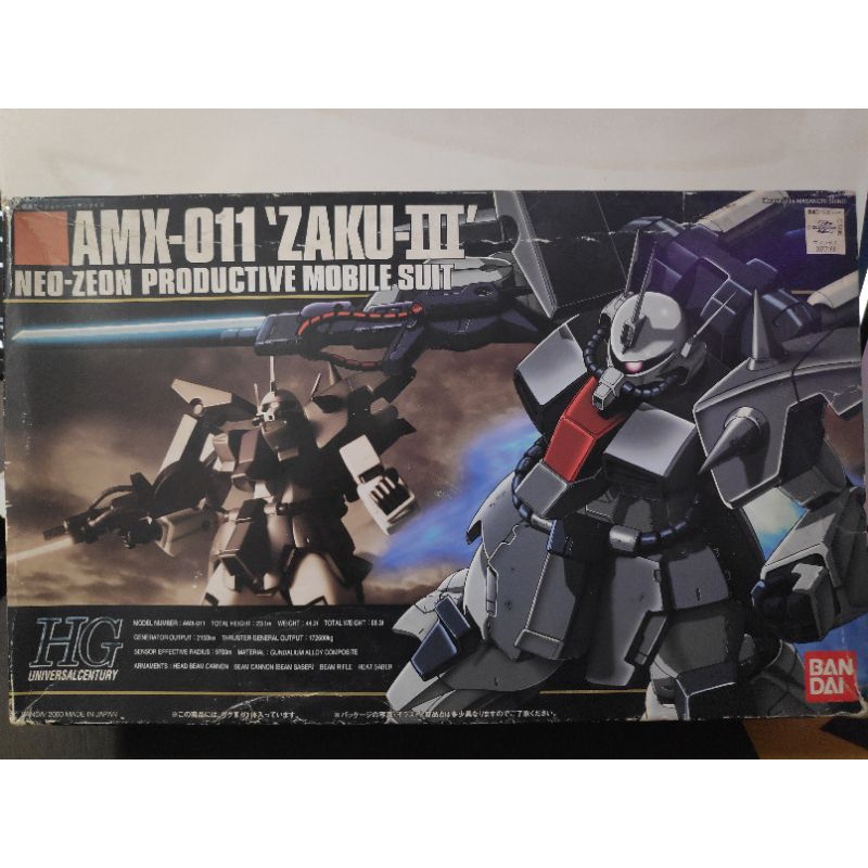 HG 1/144 AMX-011 Zaku III | Shopee Philippines