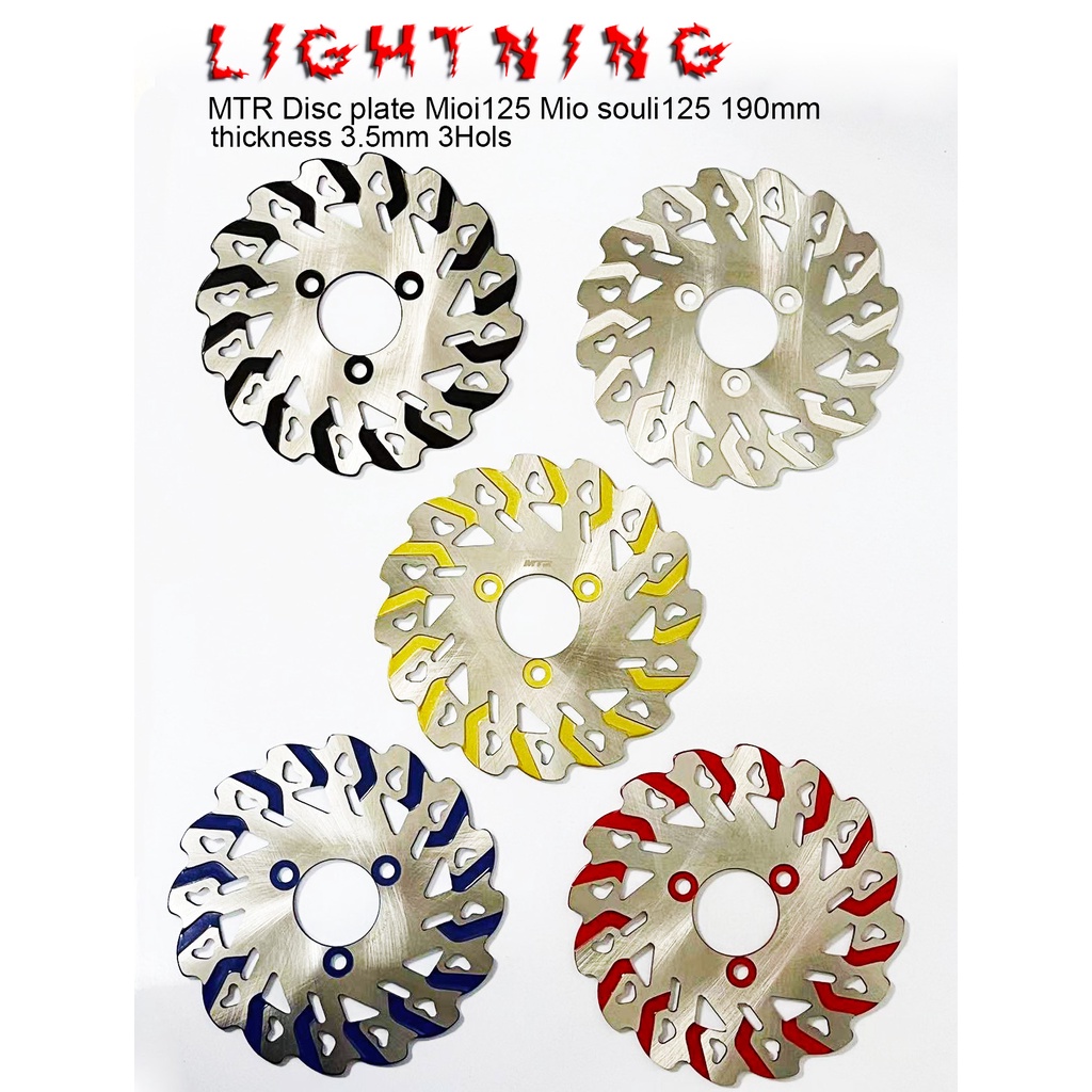 MTR Disc plate Mioi125 Mio souli125 190mm | Shopee Philippines