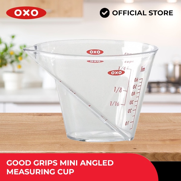 OXO Houseware Good Grips Mini Angled Measuring Cup - Clear | Shopee Philippines