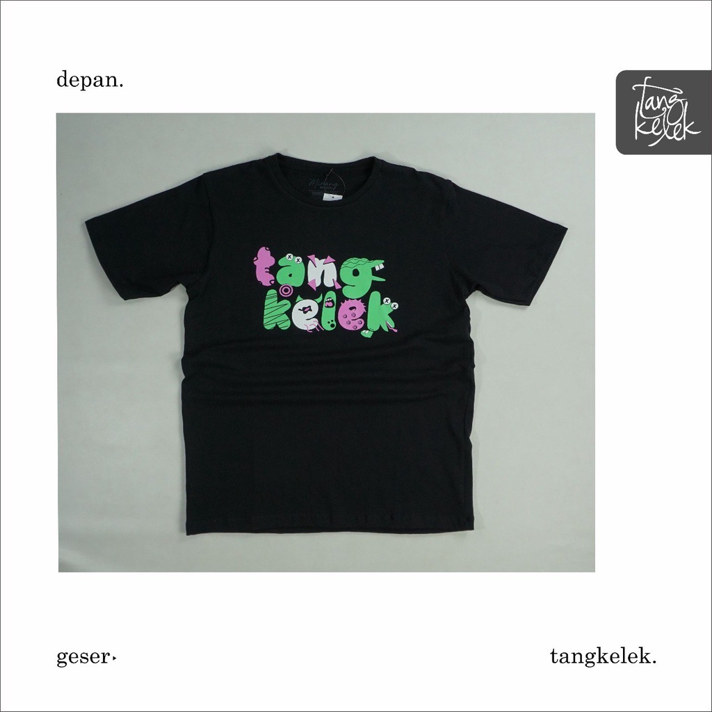Tangkelek T-shirt Tangkelek Monster Black | Shopee Philippines