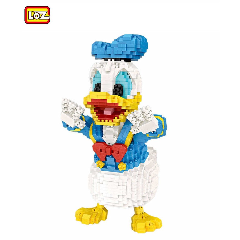 1670pcs LOZ Blocks NanoBlock Cartoon Duck Mini Building Bricks Toys ...