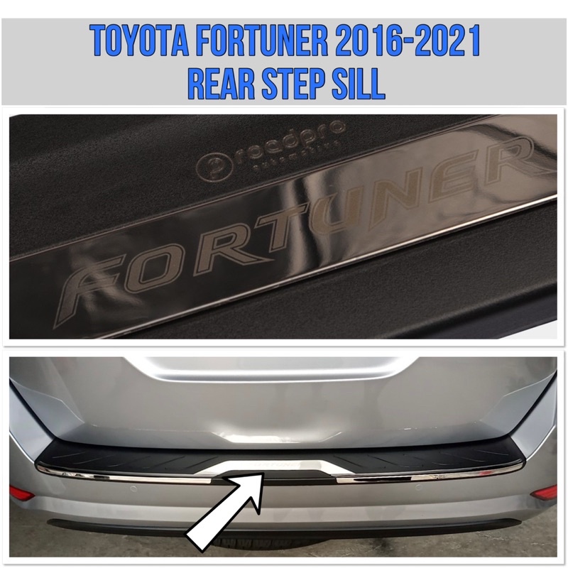 TOYOTA FORTUNER 2016-2022 REAR STEPSIL ROAD PRO BRAND | Shopee Philippines