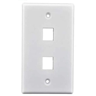 FACEPLATE 1,2,3 or 4 gang for RJ45, IO KEYSTONE JACK | Shopee Philippines