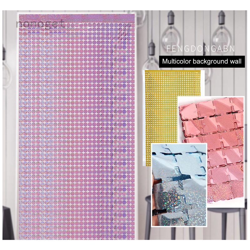 berty liberty Liberty 1x2M Mini Square Bachelorette Backdrop Shiny ...