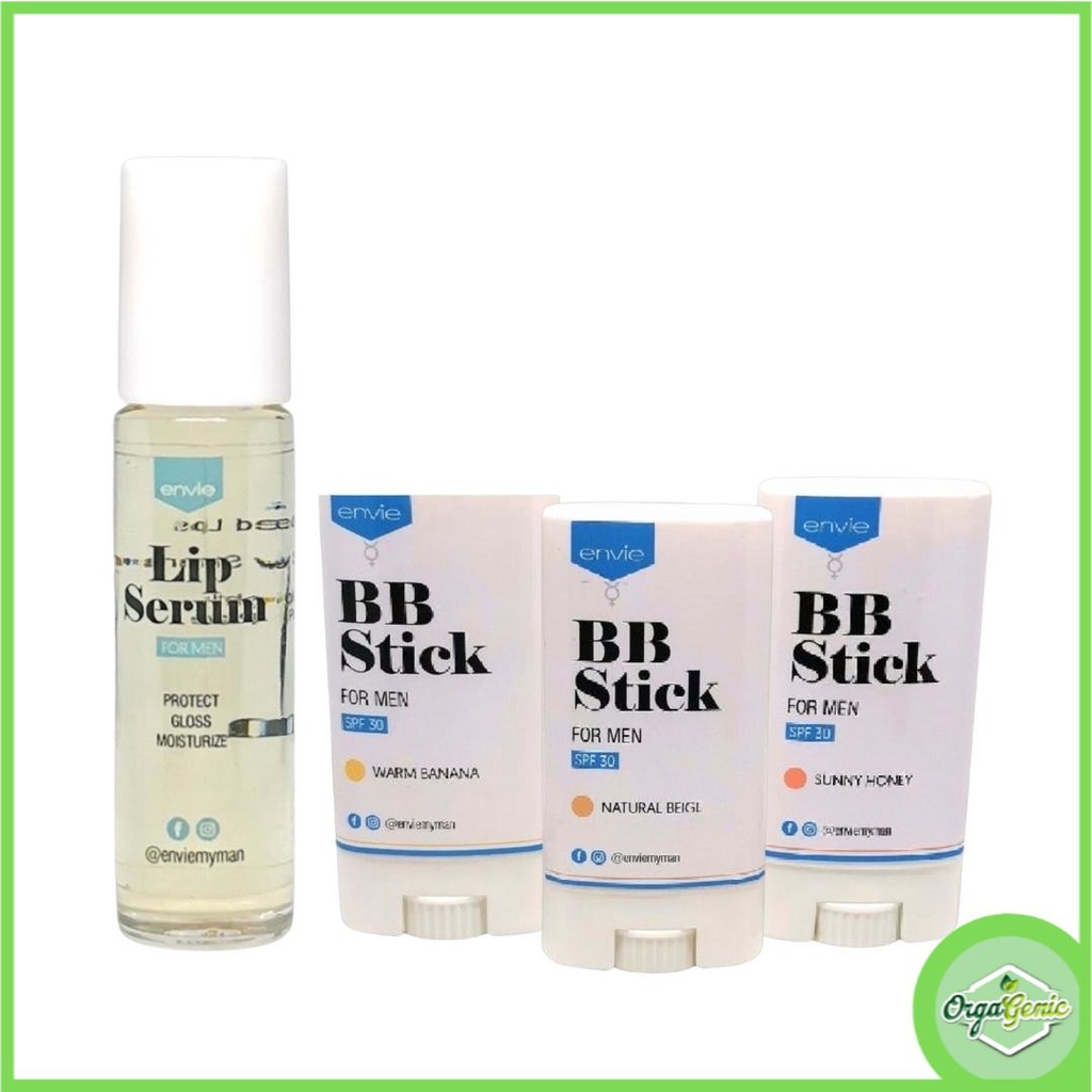 Envie Starter Kit Lip Serum & BB Stick Skincare For Men Concealer Lip ...