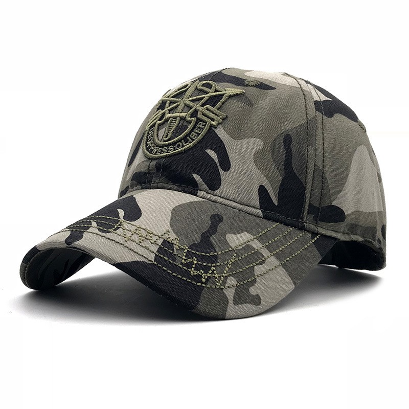 Camouflage tactical baseball cap men and women caps commando hat ...