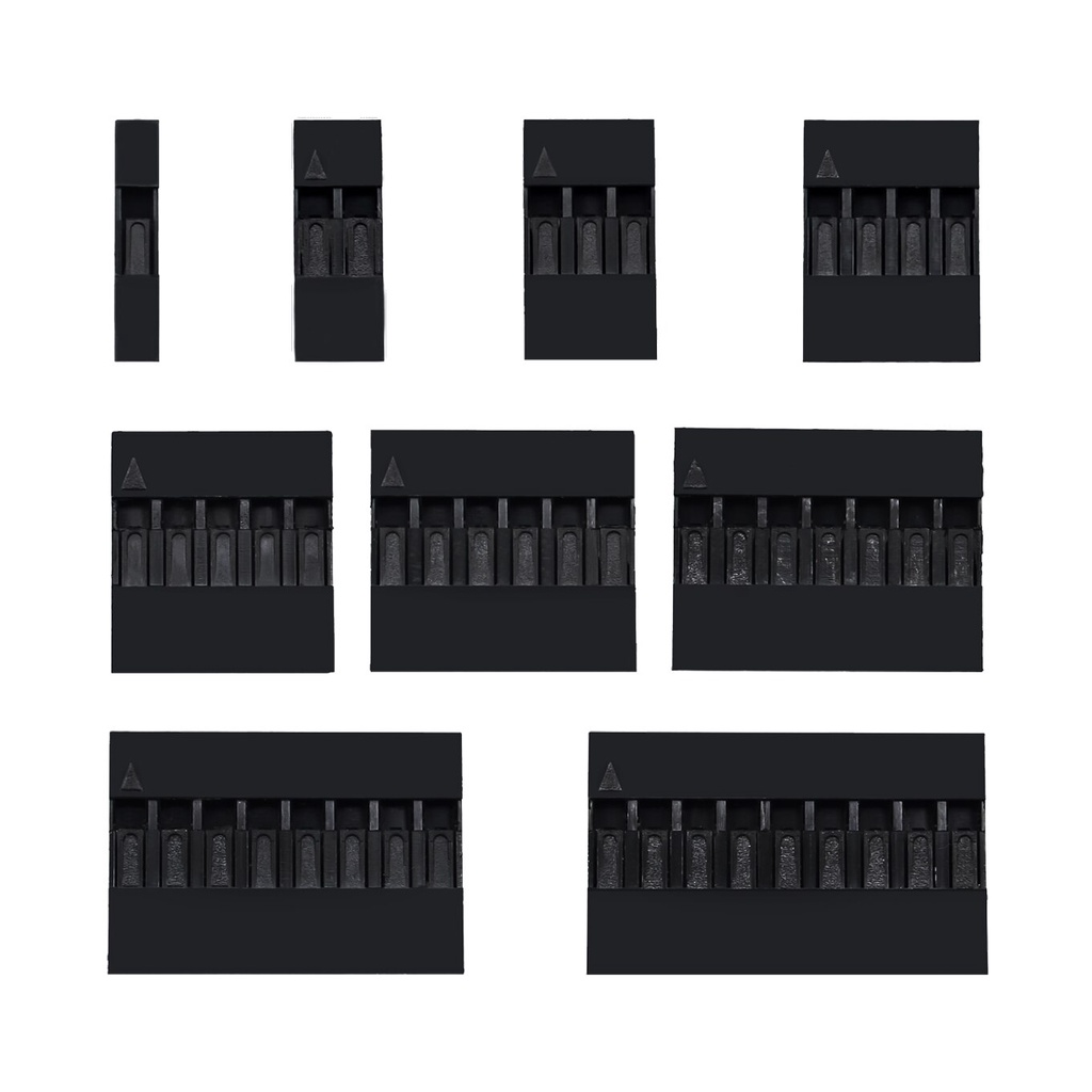 100 Dupont Plastic Shell 1Pin 2Pin 3Pin 4Pin 5Pin 6Pin 7Pin 8pin 9pin ...