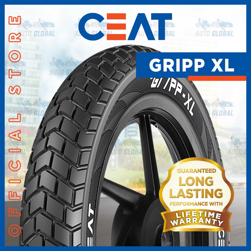 90/90-19 TT CEAT "GRIPP XL" 90/90 - 19 TT Motorcycle Tires | Shopee ...