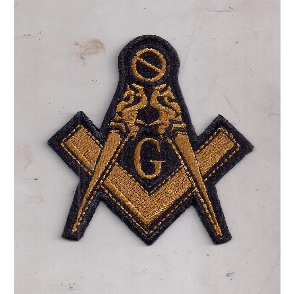 GA20023 freemason 3,5 in patch embroidery mason freemasonry masonic ...