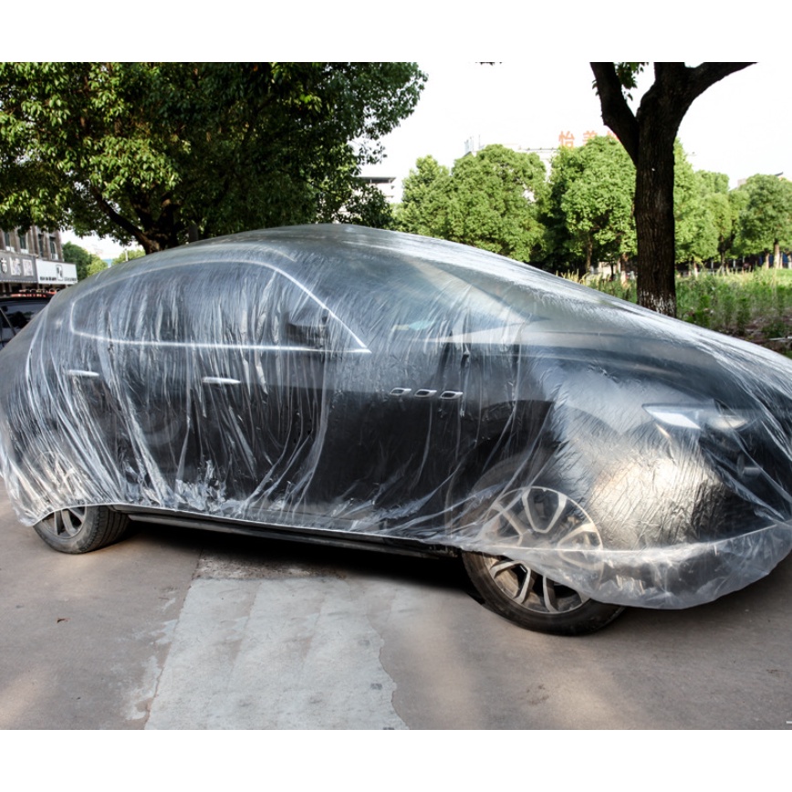 Universal Car Cover Waterproof Dustproof Disposable Car Covers Shopee Philippines