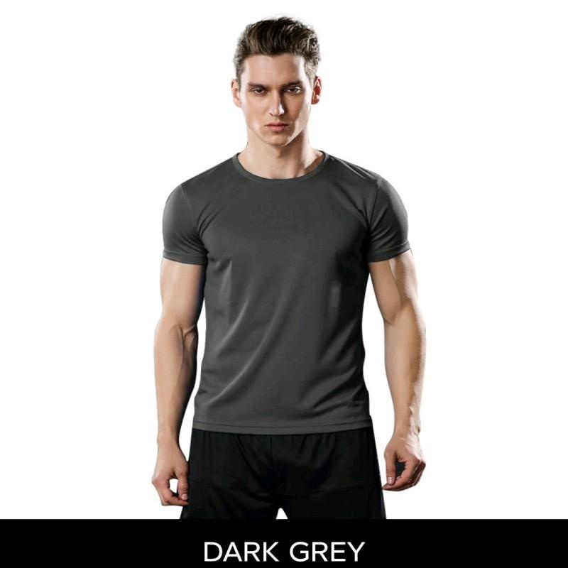 simple drifit round neck Tshirt plain for men women active wear sports ...