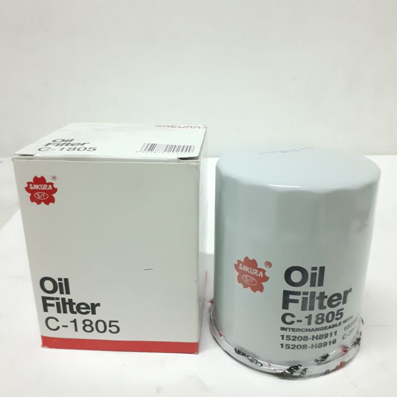 SAKURA OIL FILTER C-1805 NISSAN SENTRA LEC 1.3/1.5/1.6 B12/B13/B14/GA16DE | Shopee Philippines