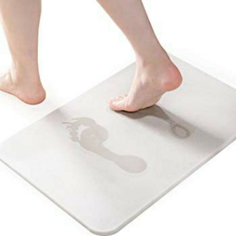 Natural Diatomite Foot Mat, Absorbment mat, Quick drying Anti Slip mat ...