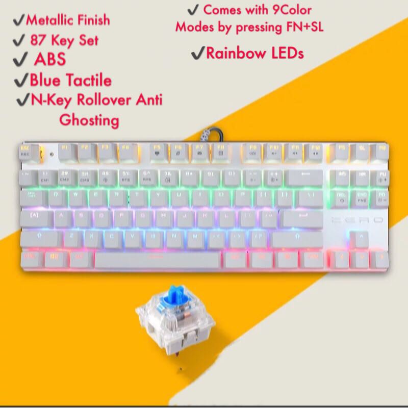 Blue Switch Mechanical Keyboard (Clicky & Tactile) | Shopee Philippines