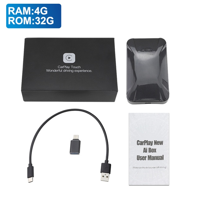 New Carplay Ai Box Wireless Multimedia Android Auto TV Box for USB ...