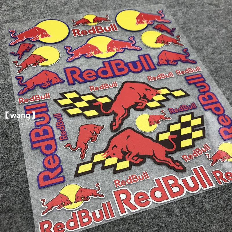 [motorcycle sticker] Red Bull sticker Red Bull motorcycle skateboard ...