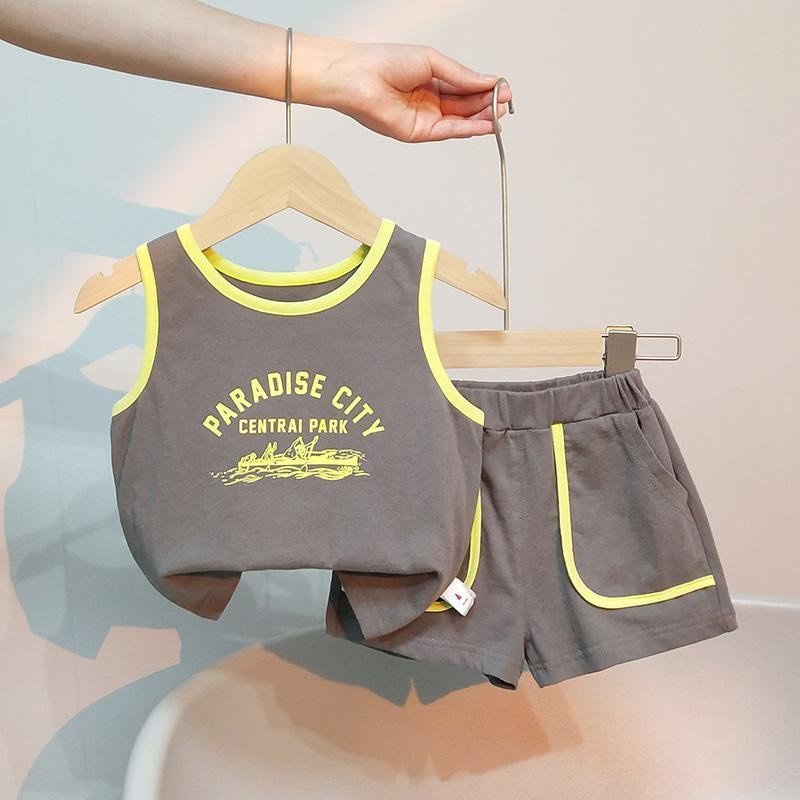 City Three-Hole Summer Clothes For Boys, Lightning Armpits For Girls ...