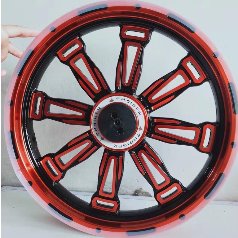 MIO MAGS SOUL-I 125 ALL BLACK WITH ORANGE 1 SET | Shopee Philippines