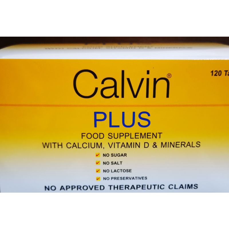 Calcium Calvin Plus with Vit D and Minerals Food Supplement sold per 30 ...