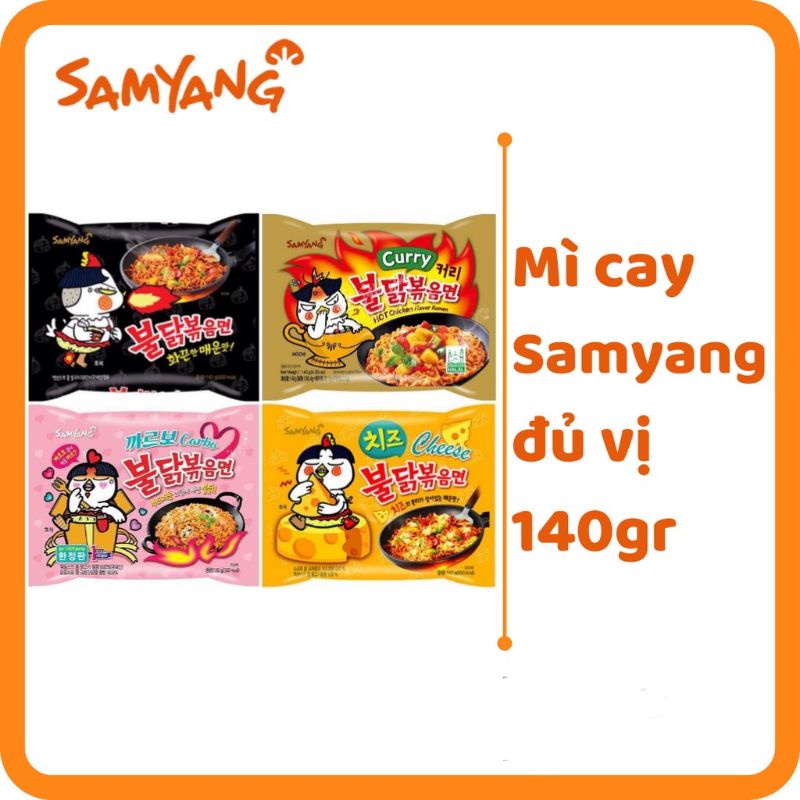 Samyang Spicy Noodles of all flavors (5 types) | Shopee Philippines