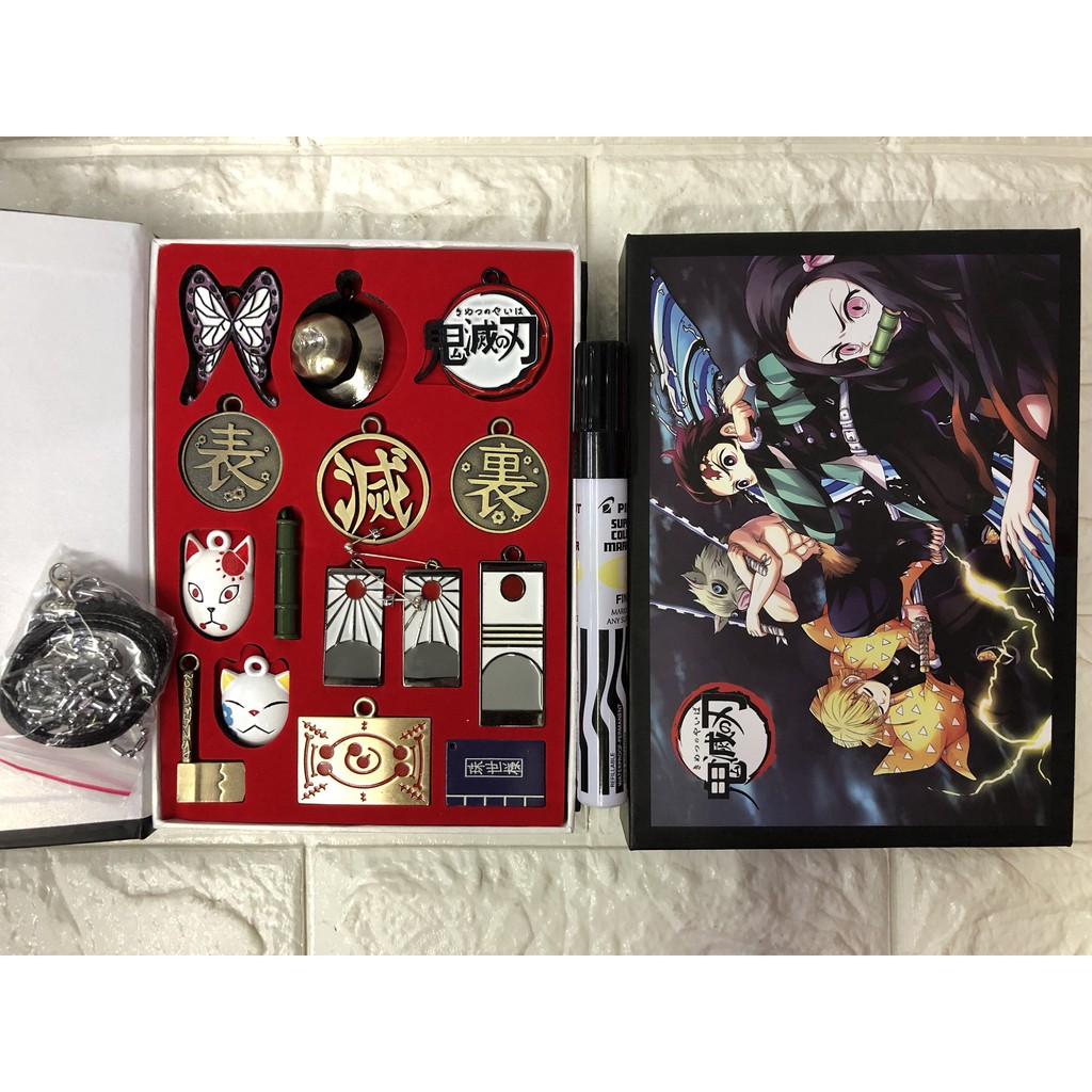 Demon Slayer Accessories Sword Logo Key Chain Set | Shopee Philippines