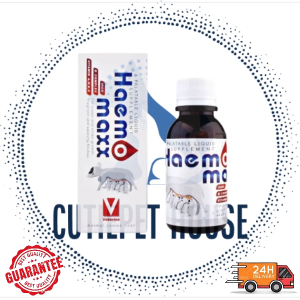 Haemomaxx A Palatable Liquid Supplement 100ml (Vitamin Tambah Susu ...