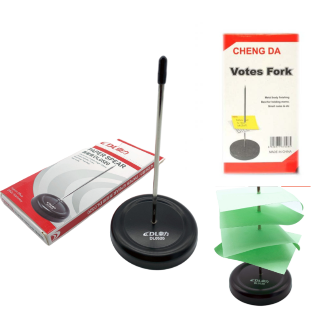 Votes Fork Paper Spike Metal File Receipts Bills Invoices | Shopee ...