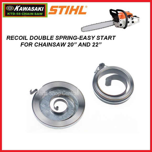 Double Recoil Spring Starter for Stihl Chainsaw Yd52, 5200 | Shopee ...