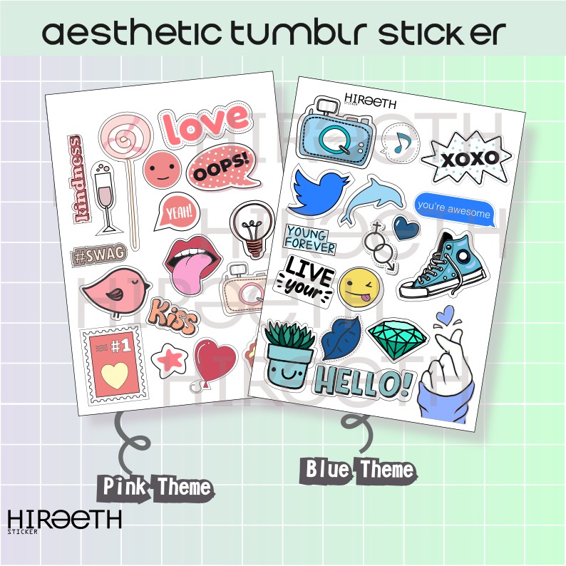 HP Tumblr stickers, cute and cool aesthetic smartphone stickers ...