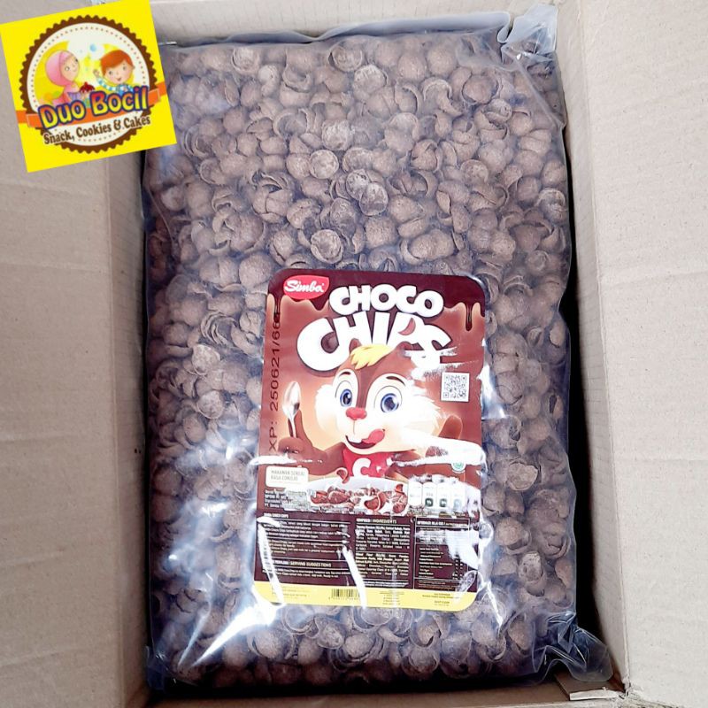 FREE CARDBOARD Chocolate Cereal Simba Bulky Choco Chips 950gr ...
