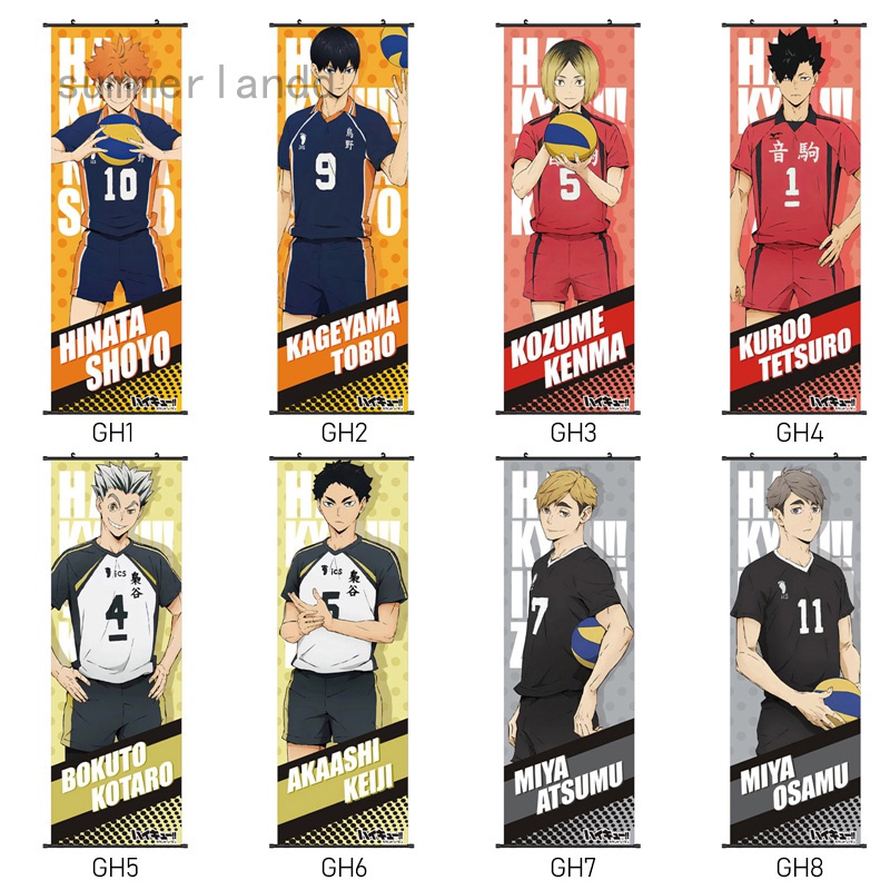 Anime Haikyuu!! Poster Paintings Posters Wall Art Hanging Pictures ...