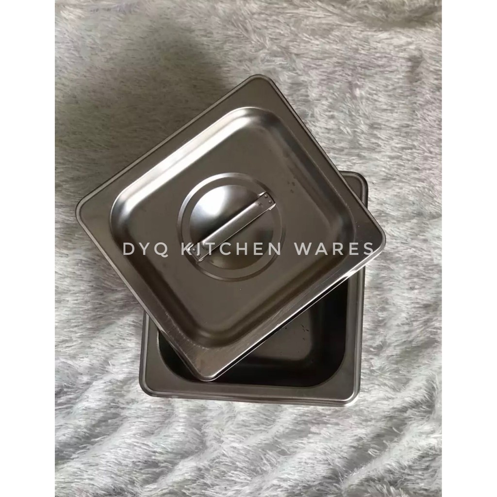 1/6 x 6.5cm Stainless Steel GASTRONORM PAN/FOOD PAN | Shopee Philippines