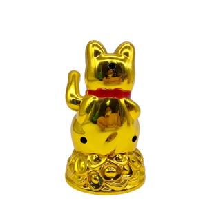 JSG Marketing Gold Feng Shui Lucky Cats Lucky Beckoning Waving Wealth ...