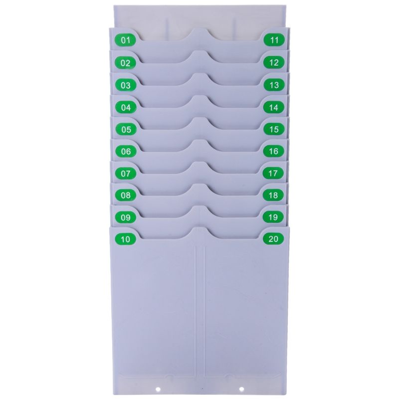 Punch Card Rack / Punch Card Holder / Time Recorder card Rack *10 ...