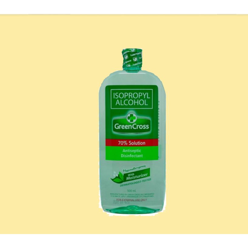GREEN CROSS 70% Alcohol with Moisturizer 500mL | Shopee Philippines