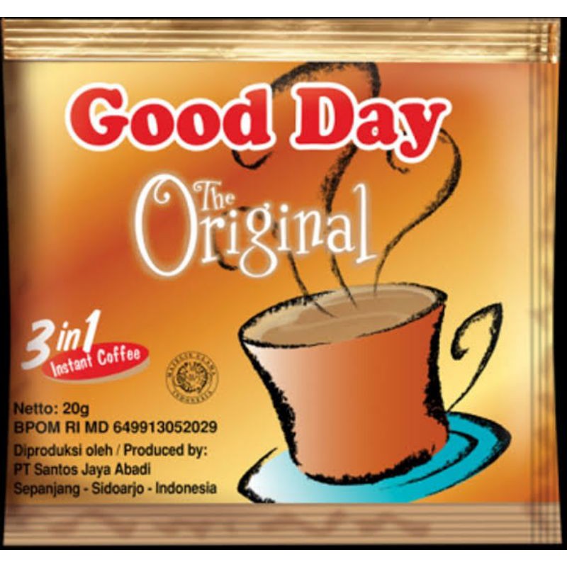 Good DAY The Original Instant Coffee [20 gx 10pc] | Shopee Philippines