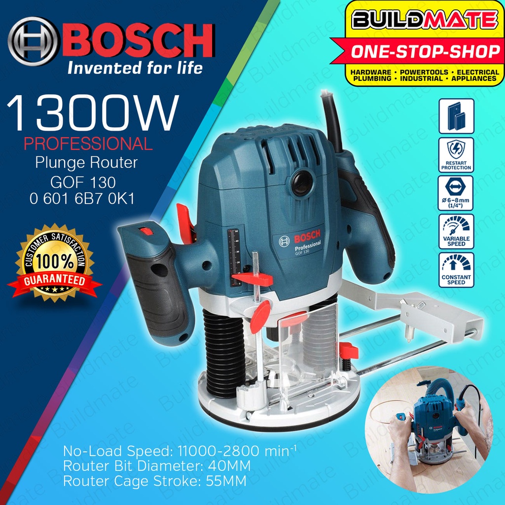 Bosch Professional Plunge Router GOF 130 06016B70K1 100% ORIGINAL ...