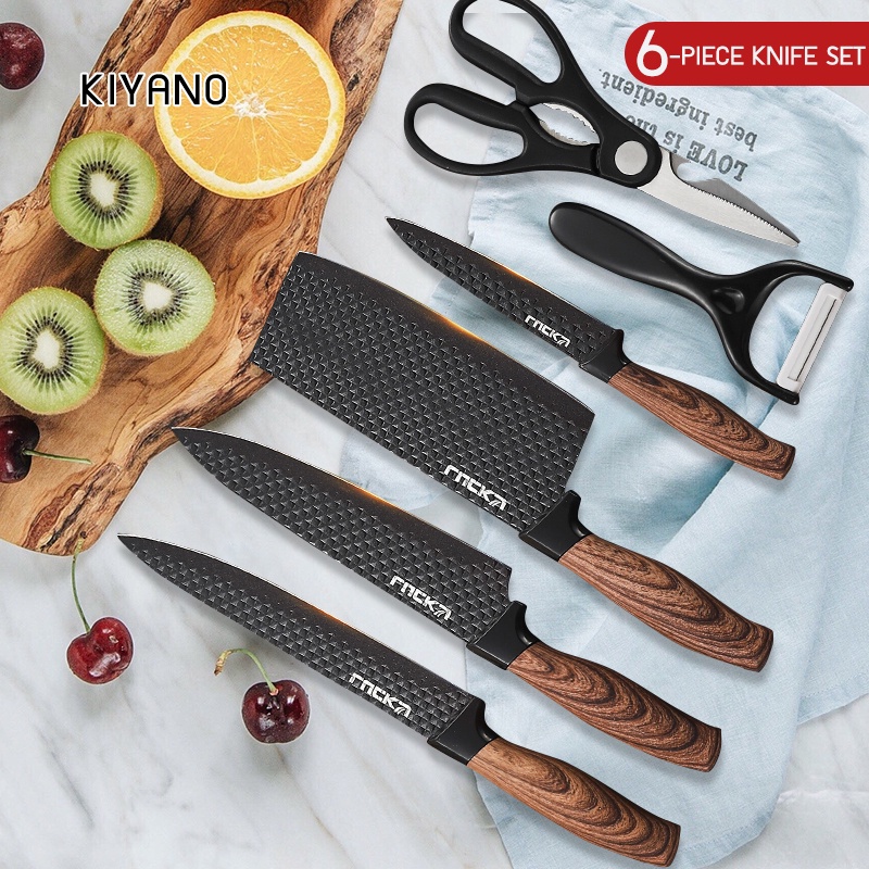 6PCS Knife Set High Quality Stainless Steel Multifunction Chef knife ...