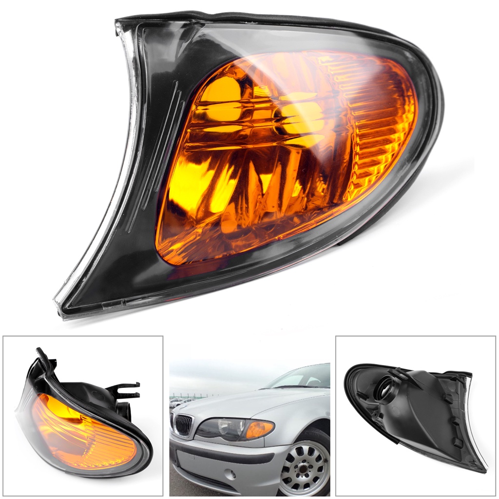 Left Front Indicator Turn Signal Yellow Corner Lights Fit For BMW 3 ...