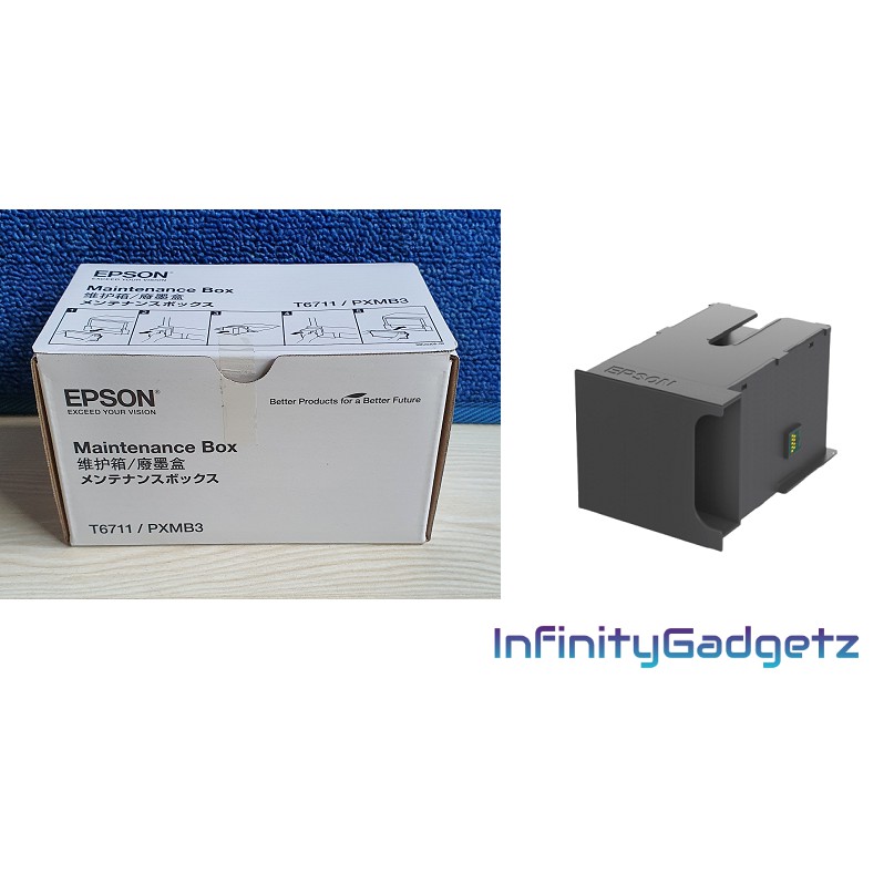 Genuine Epson T6711 / PXMB3 Maintenance Box C13T671100 for EcoTank ...