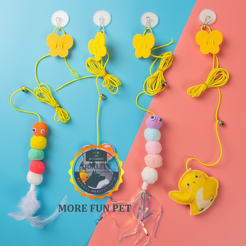 Cat Toy Kitten Interactive Cat Dancer Catfisher Teaser Chasing Toy ...