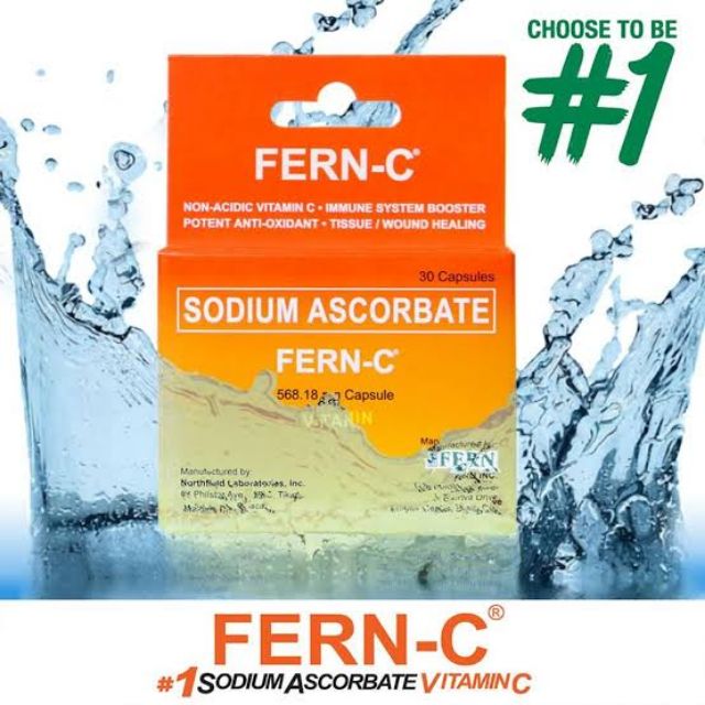 Fern-C Vitamin Capsules [1 Box] | Shopee Philippines