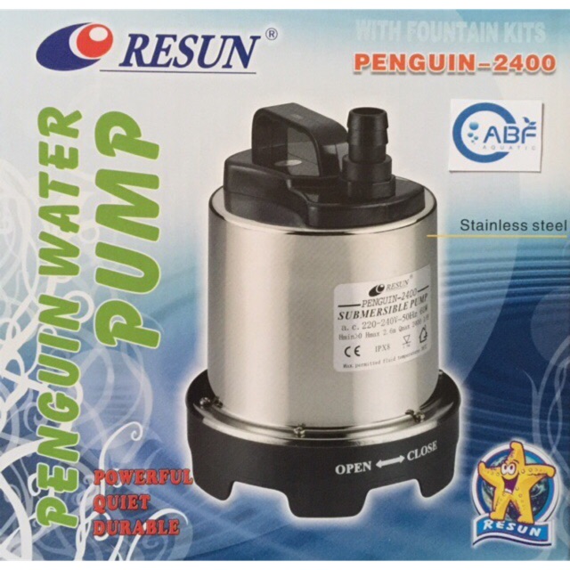 Resun Penguin 2400 Aquarium Water Pump n Pond | Shopee Philippines