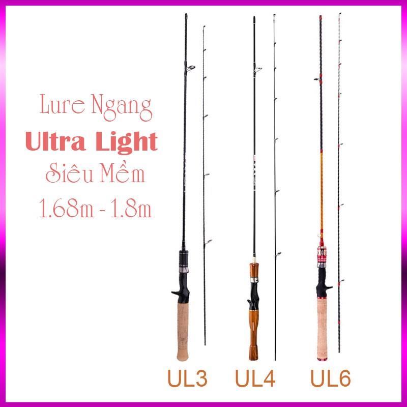 Lure ul ultralight super flexible fishing rod with horizontal reel, 3 ...