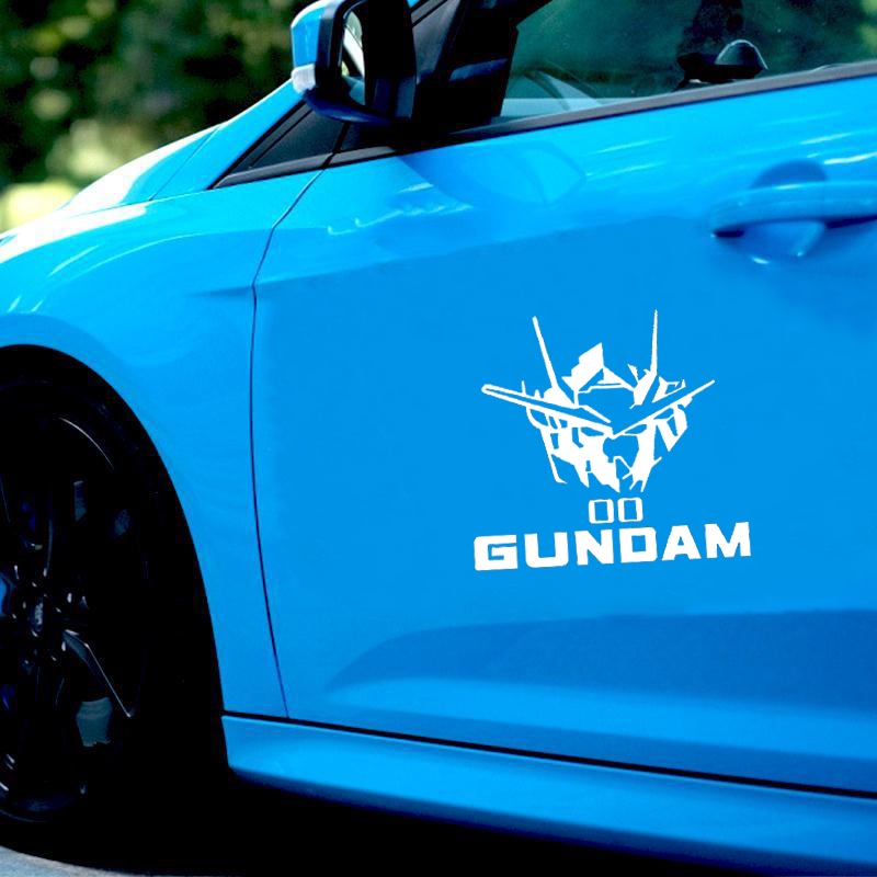 Reflective GUNDAM Car Sticker Japanese Style Anime Stickers Waterproof ...