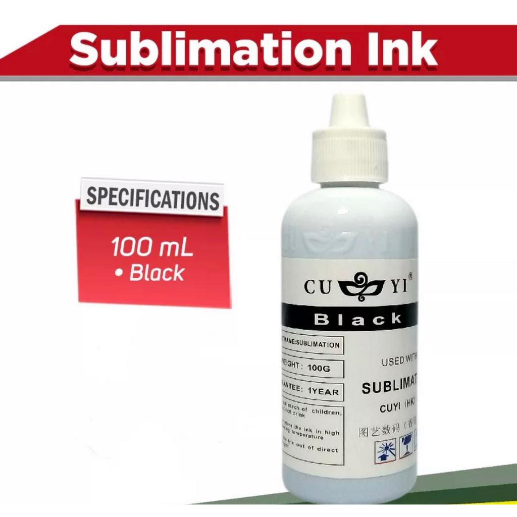 CUYI Sublimation ink for modified printer paper 6 colors 100ml | Shopee ...