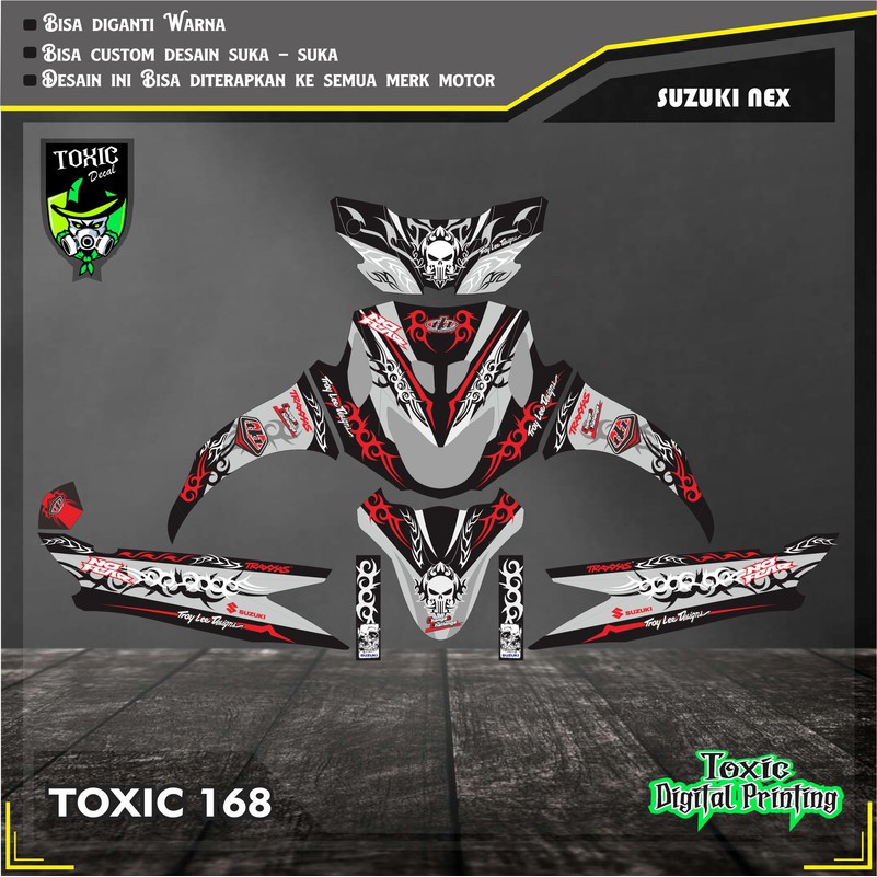 HITAM Sticker Decal YAMAHA MIO SPORTY MOTIF Gray Black | Shopee Philippines