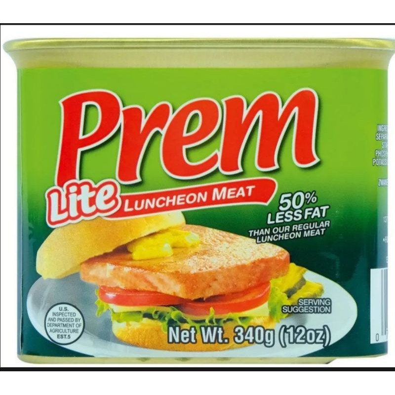 Prem Luncheon Meat 340g | Shopee Philippines